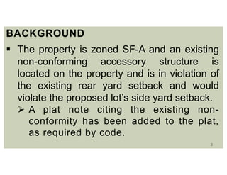AH Meeting 01.11.16 - Item #4 - Replat 202 La Jara and 535 alta | PPT