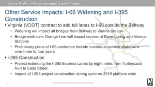 WMATA Station Platform Reconstruction Capital Project Summer 2019 | PPTX