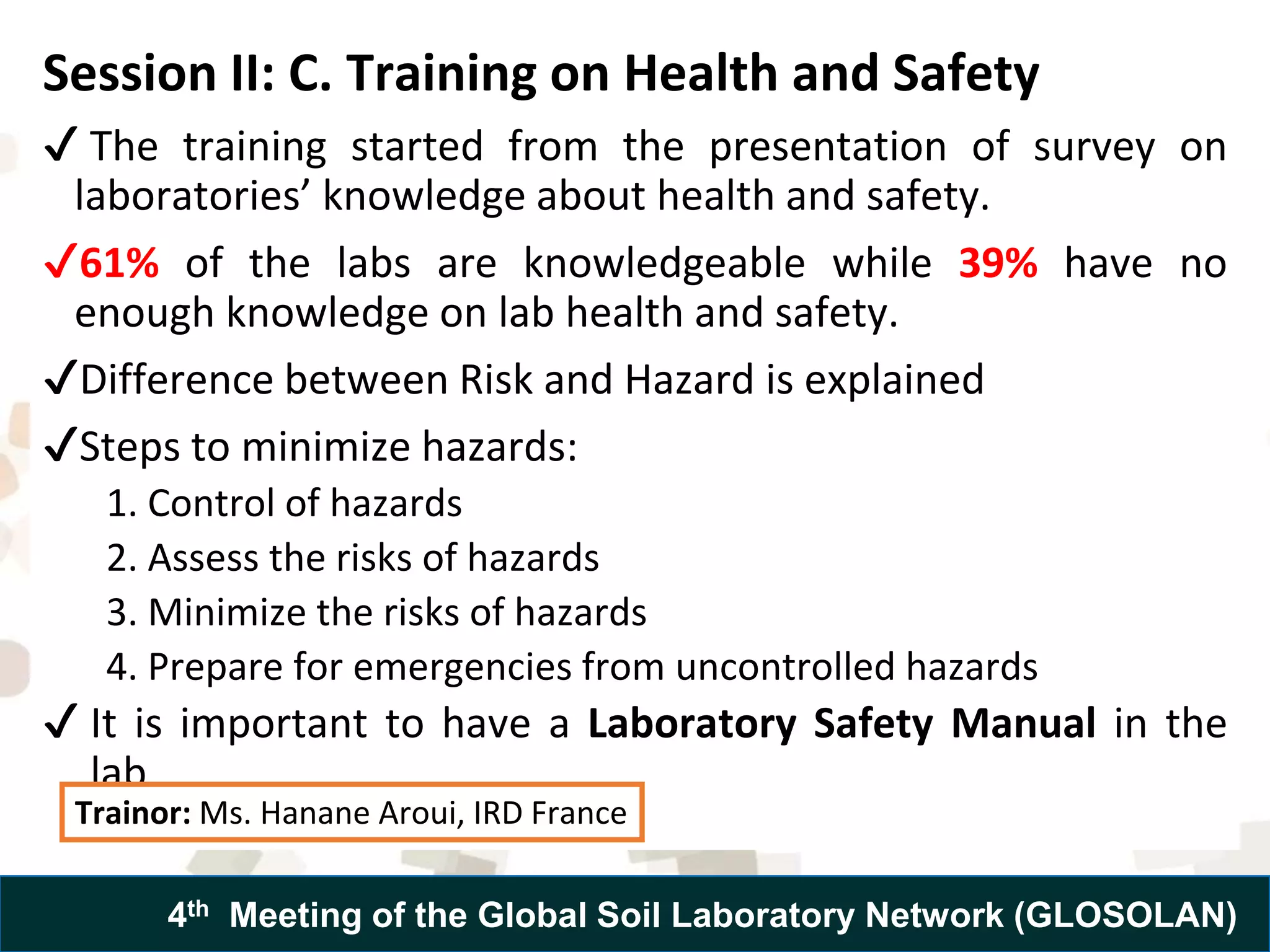Item 4. Report from the Asian Soil Laboratory Network (SEALNET) | PPTX