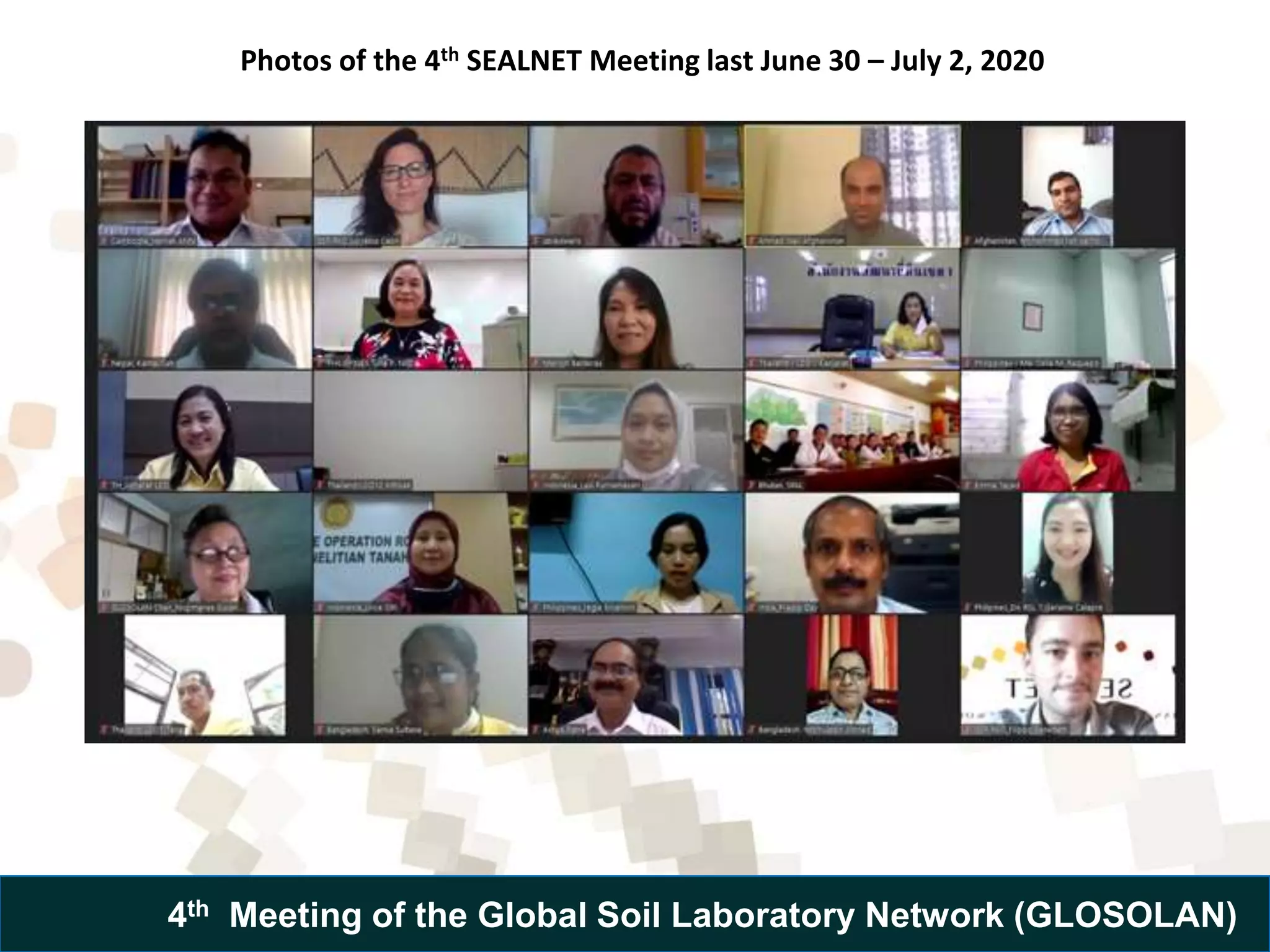 Item 4. Report from the Asian Soil Laboratory Network (SEALNET) | PPTX
