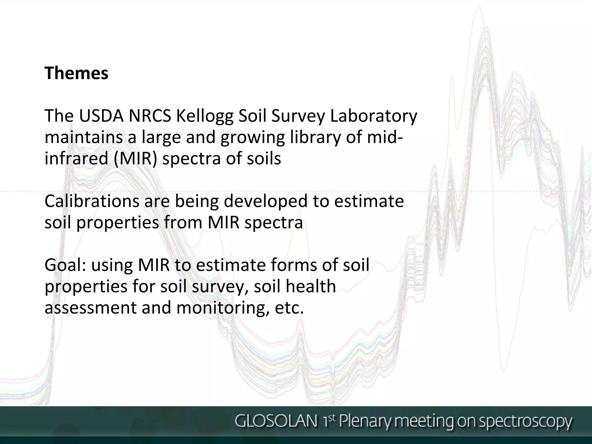 Item 5: Introduction to the Global Spectral Calibration Library | PPTX