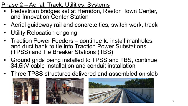 Dulles Corridor Metrorail Project: Silver Line Phase 2 Implementation ...