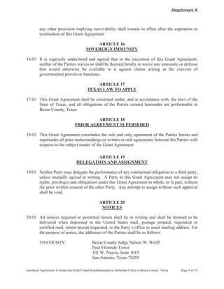 Item # 5 - Federal Coronavirus Relief Funds | PDF