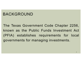 Item #5 Investment Policy ppt | PPT