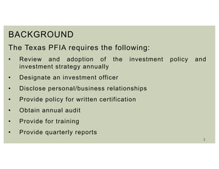 Item #5 Investment Policy ppt | PDF