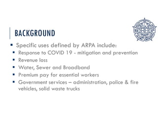 Item # 5 - PPT ARPA Vehicles | PPT