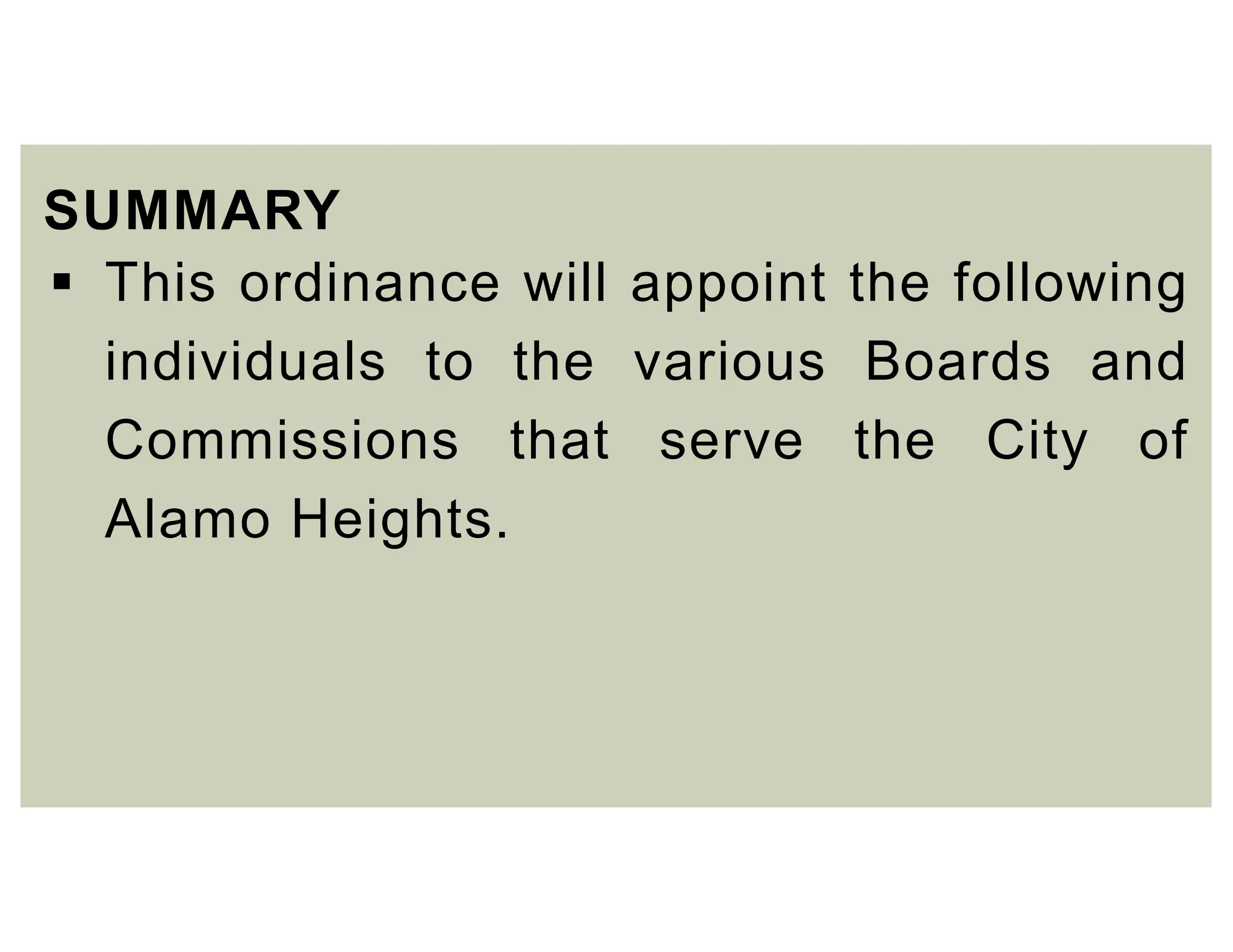 Item #5 ppt boards and commission appt | PDF