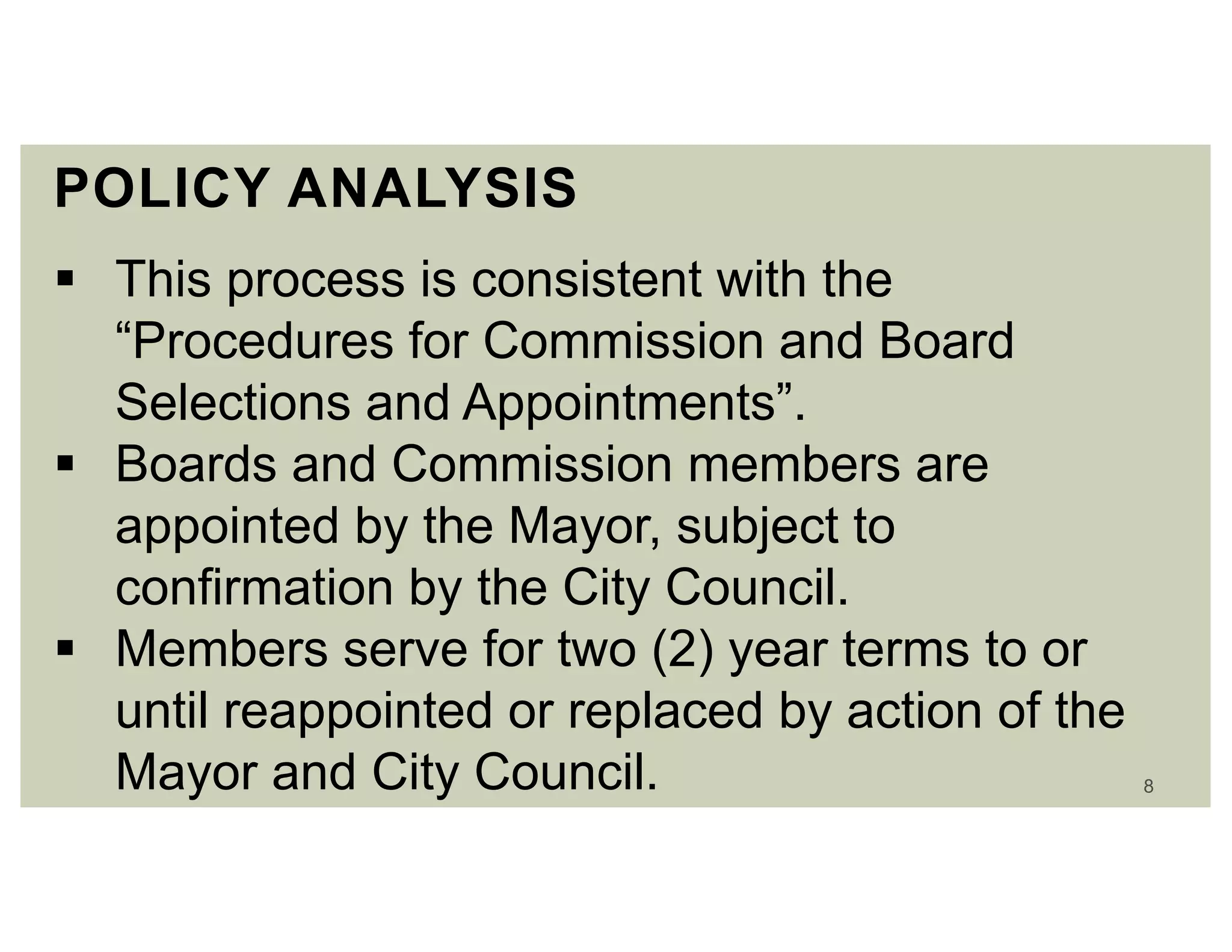 Item #5 ppt boards and commission appt | PDF