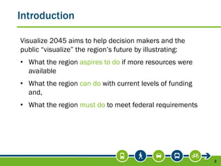 Visualize 2045: Highlights from the Draft Plan | PPT