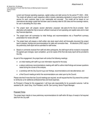 Item # 5 - Water and Wastewater Rate Study | PDF | Water Services ...