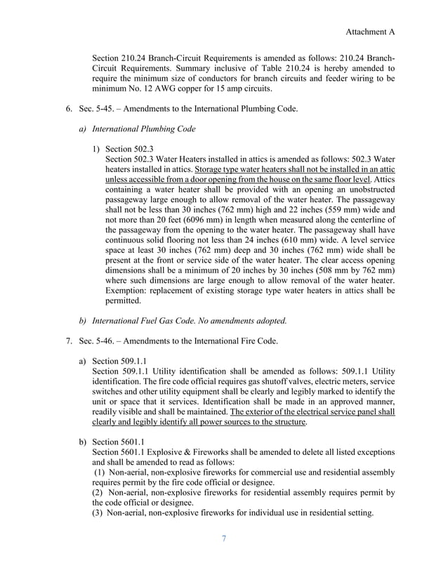 Item # 5 & 6 - ICC code adoption | PDF | Free Download