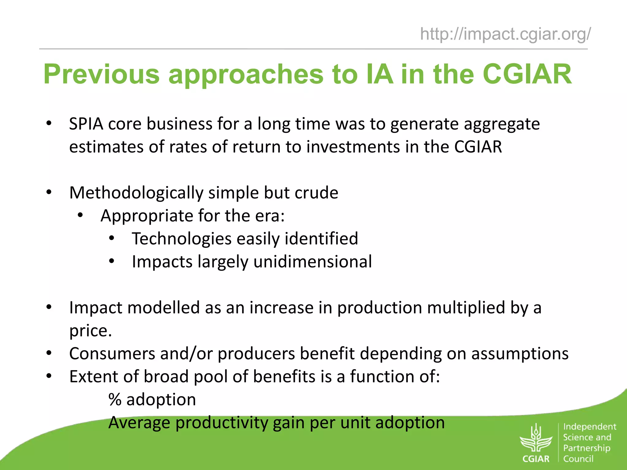 Doug Gollin Standing Panel on Impact Assessment (SPIA) | PDF