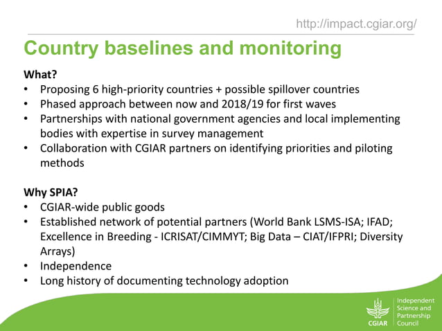 Doug Gollin Standing Panel on Impact Assessment (SPIA) | PDF ...