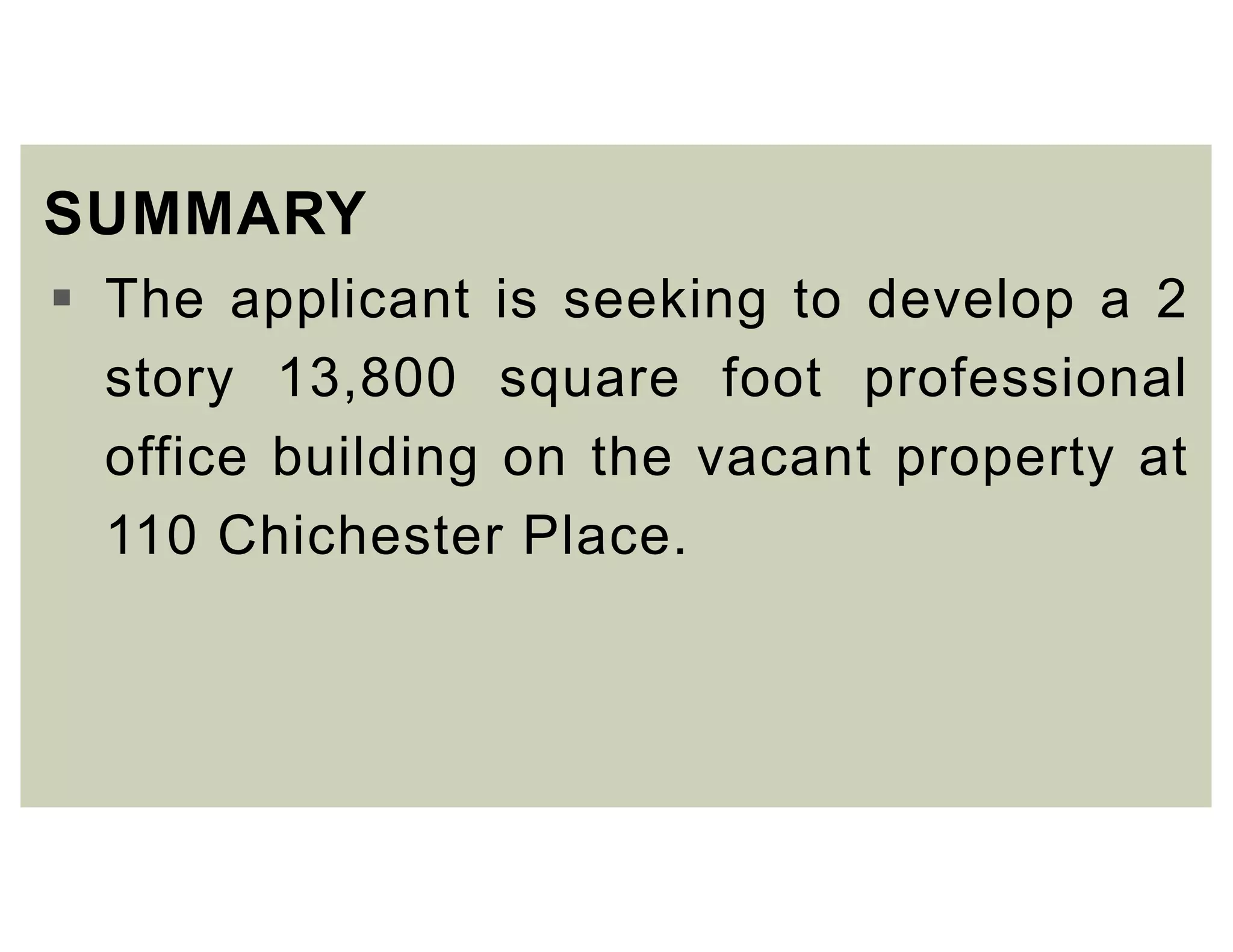 AH Meeting 01.11.16 - Item #6 - 110 Chichister | PPT