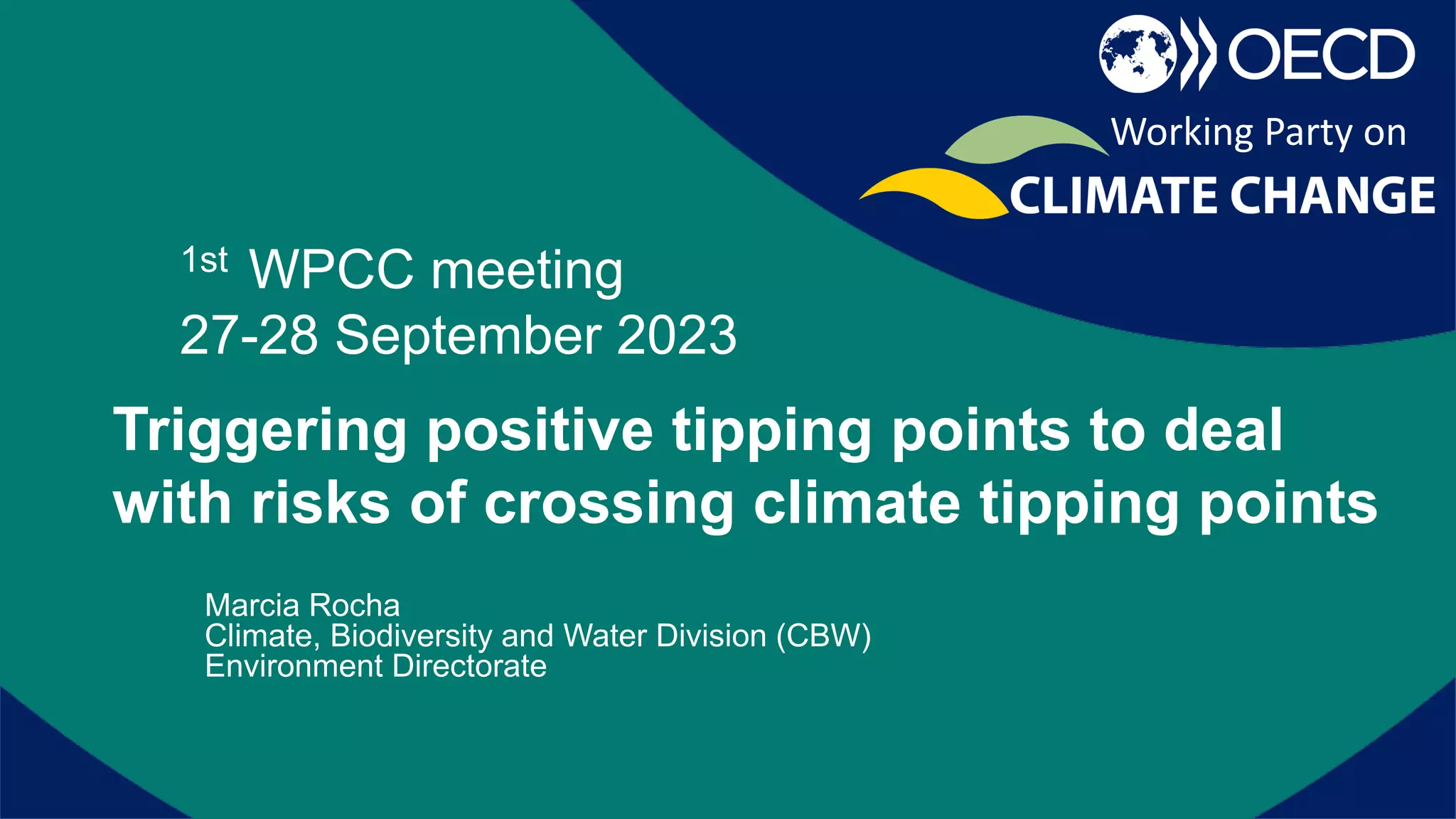 Item 6. Triggering positive tipping points to deal with risks of ...