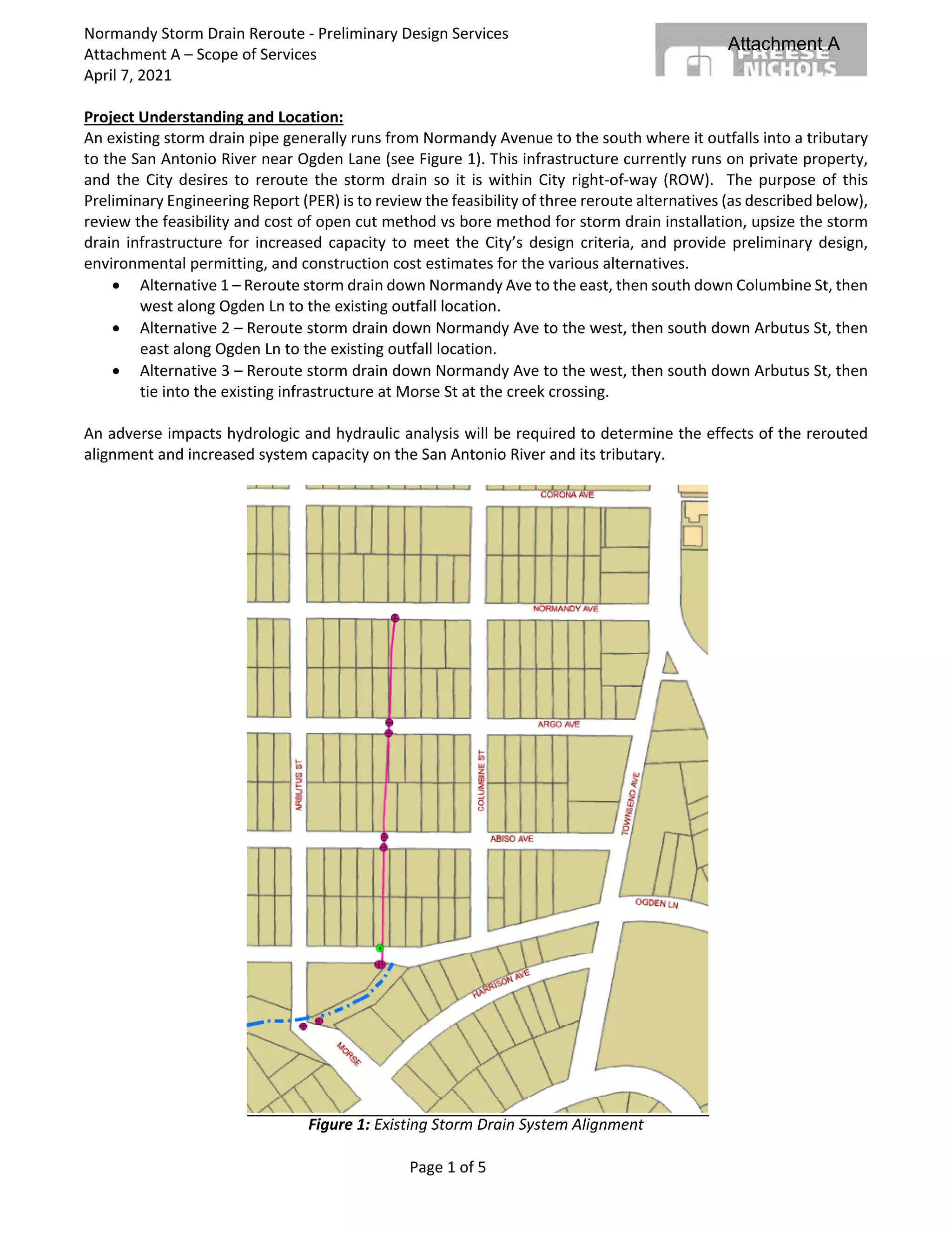 Item # 6 - Freese & Nichols Normandy Storm Drain | PDF