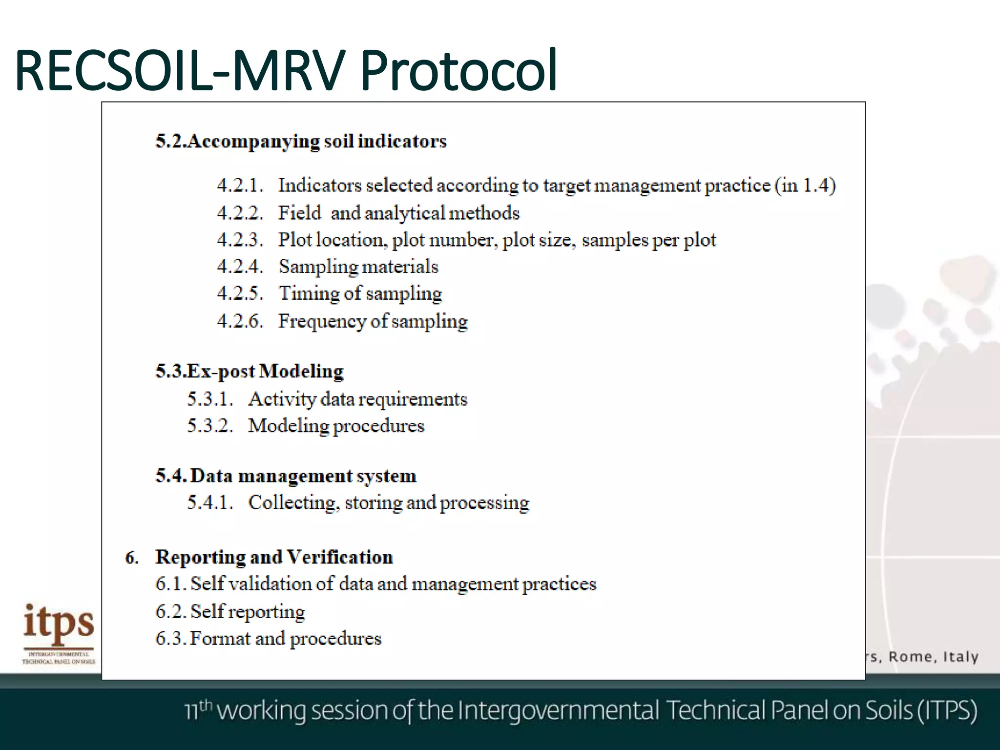 RECSOIL MRV | PPT