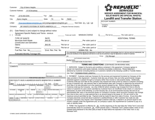 Item # 6 - Solid Waste Disposal Fees BFI Waste Systems | PDF