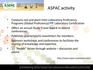Item 7. Establishment of the Regional Soil Laboratory Network for the ...
