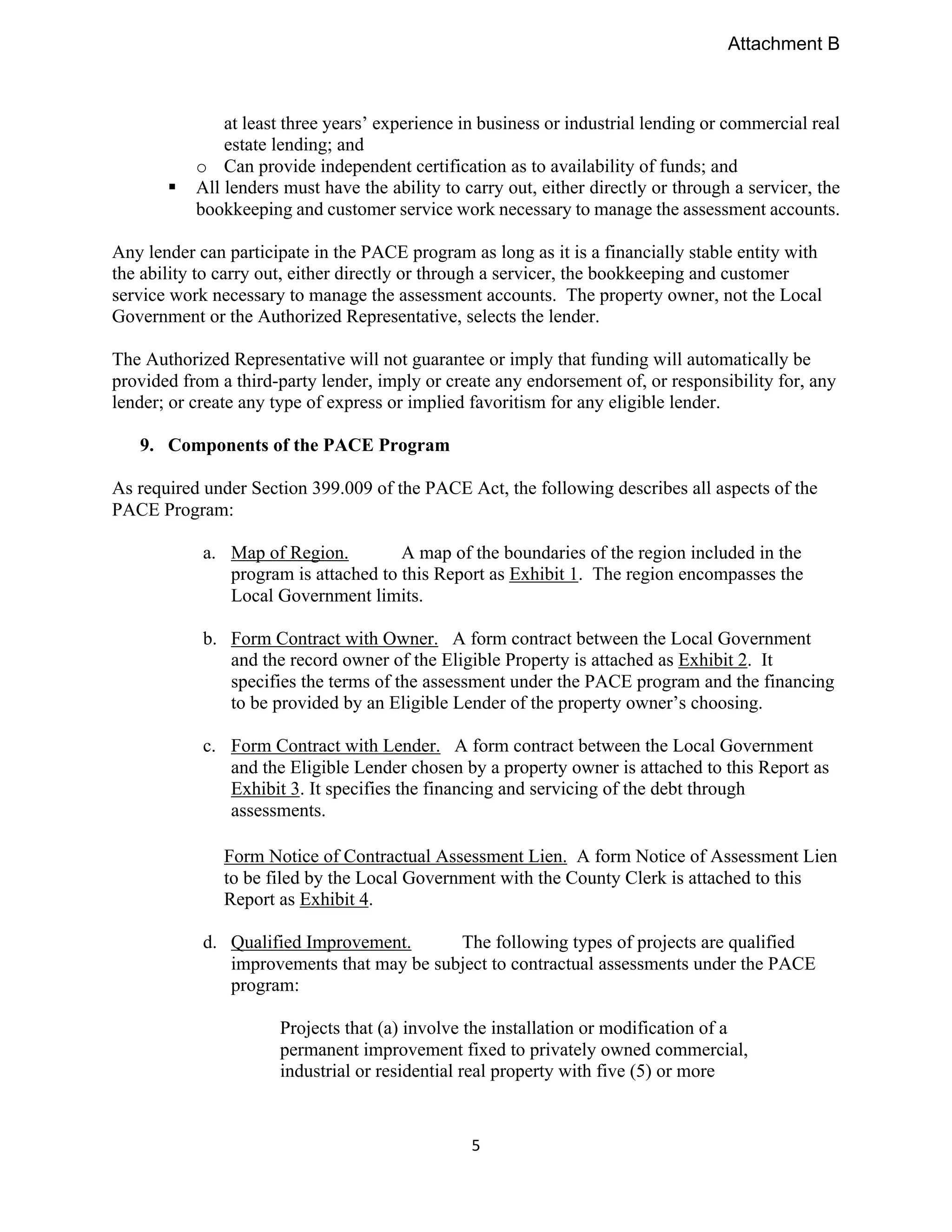 Item # 7 PACE Program - Resolution of Intent | PDF