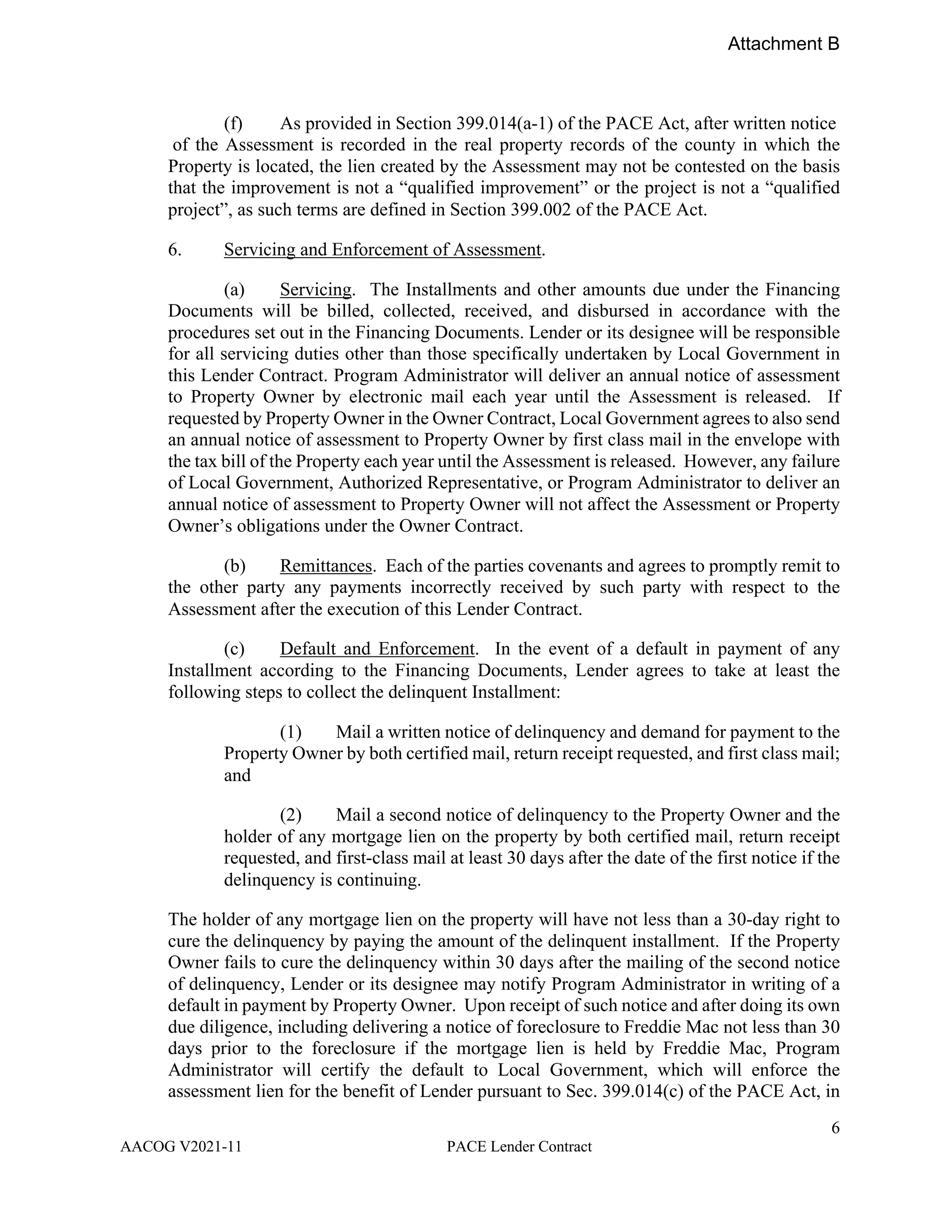 Item # 7 PACE Program - Resolution of Intent | PDF