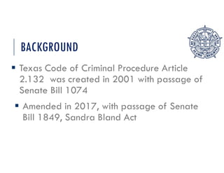 Item # 7 PPT 2021 Racial Profiling Report | PPT