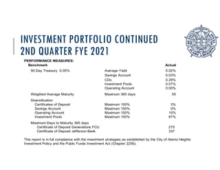 Item # 7 - PPT 2nd Quarter Financial Report | PDF