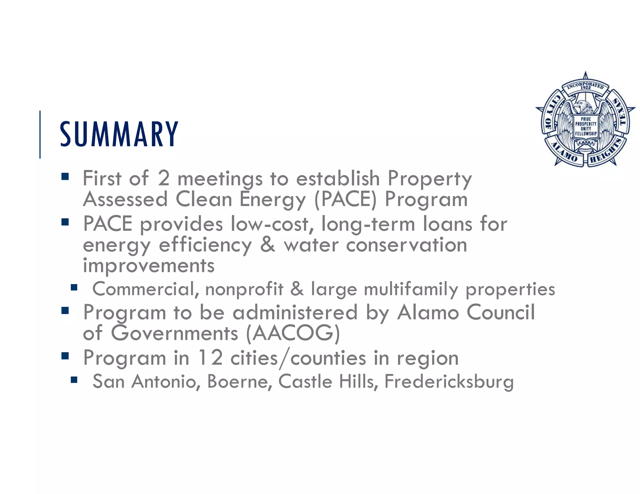 Item # 7 PPT PACE Resolution of Intent | PPT