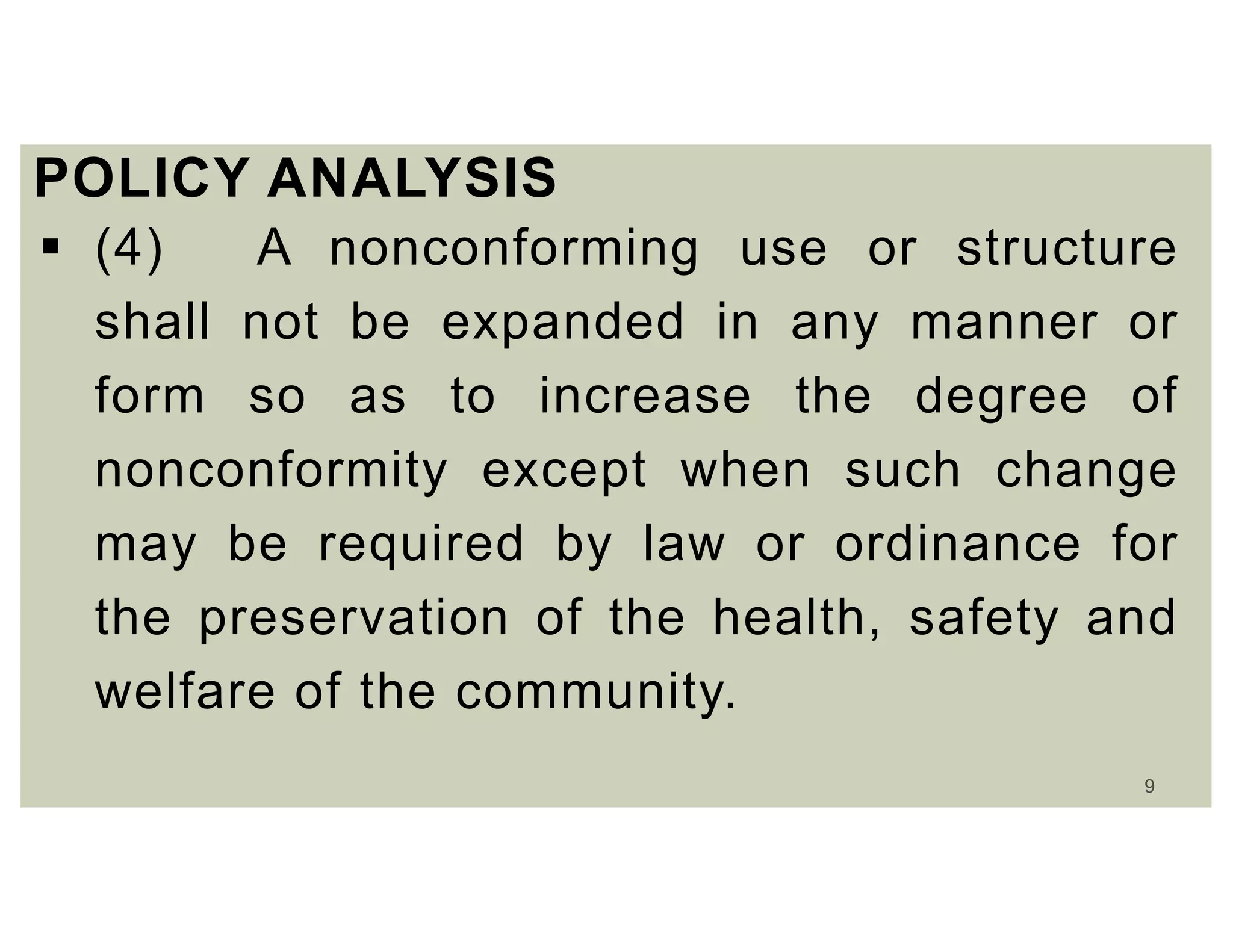 Item #7 ppt P&Z Amendments - Non-conforming Structures | PPT