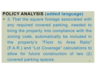 Item #7 ppt P&Z Amendments - Non-conforming Structures | PPT