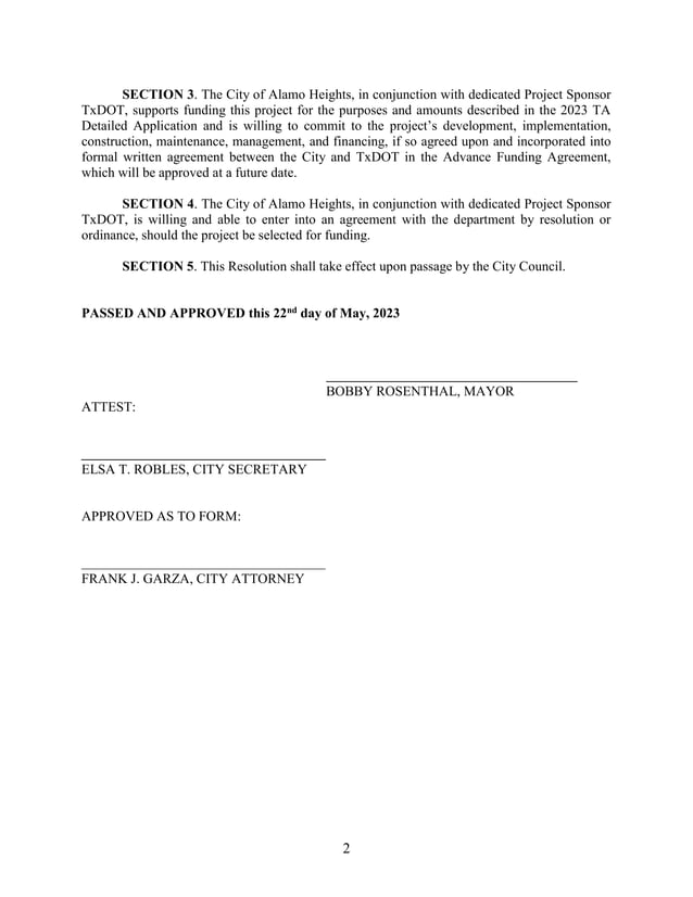 Item # 7 - TxDOT TA Project Application | PDF