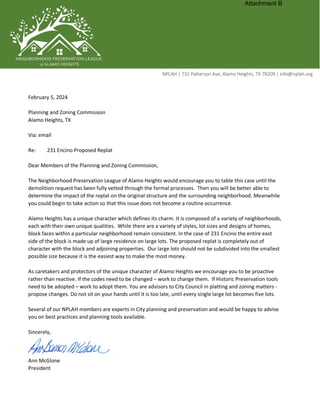 Item # 7 & 8 - 231 Encino Ave. Replat Request | PDF