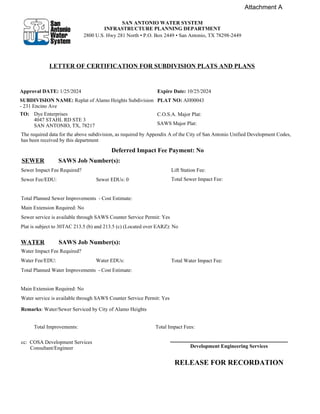 Item # 7 & 8 - 231 Encino Ave. Replat Request | PDF