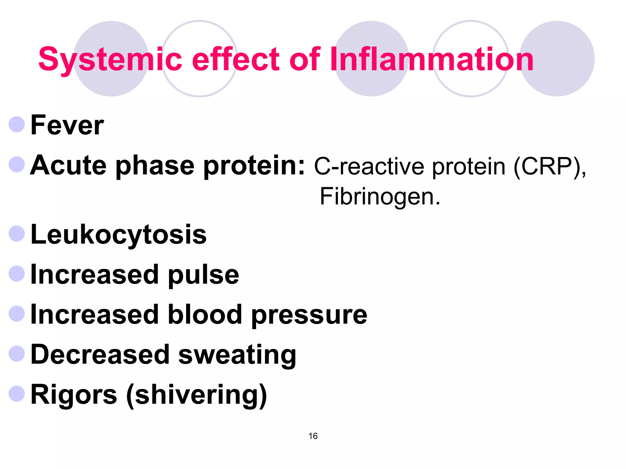 chronic inflammation | PPTX