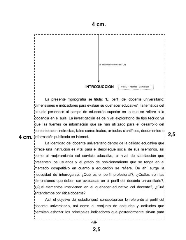 Ejemplo De Una Introduccion