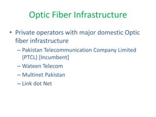 Item 7 pakistan ofc and infrastructure snapshot (1) | PDF | Internet | Computing