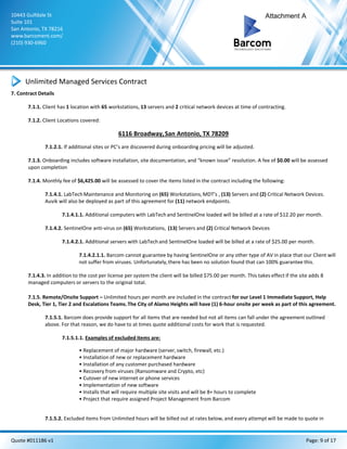 Item # 8 - Contract for Network Management Services | PDF
