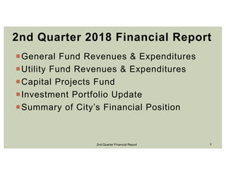 Item #8 ppt 2nd Quarter Financial | PDF