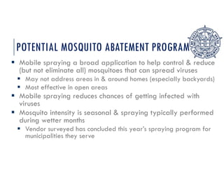 Item # 8 - PPT Mosquito Abatement | PDF