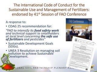 Item 8: Progress on the implementation of the Fertilzer Code | PPT