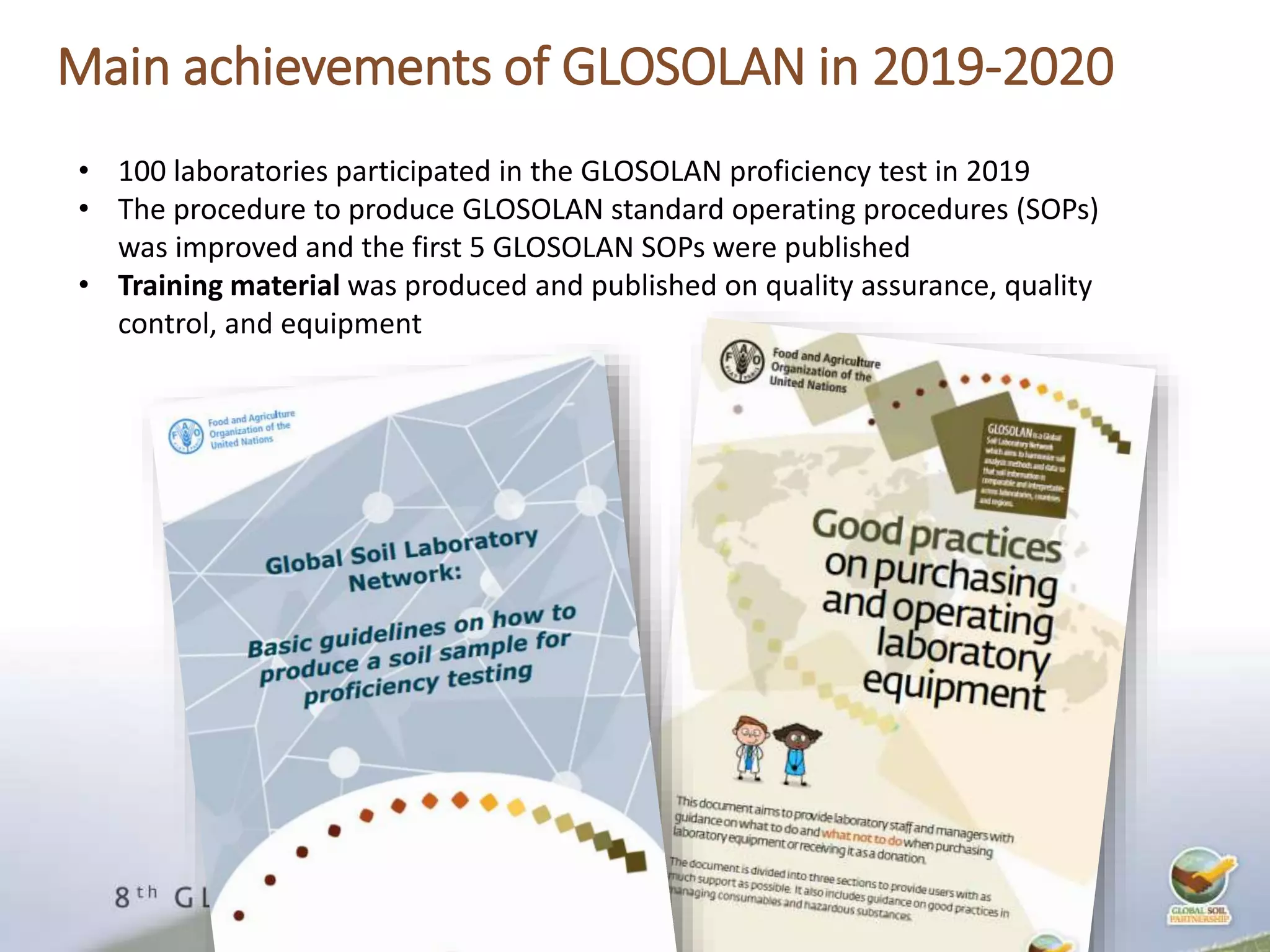 Item 8: Global Soil Laboratory Network (GLOSOLAN) | PPTX