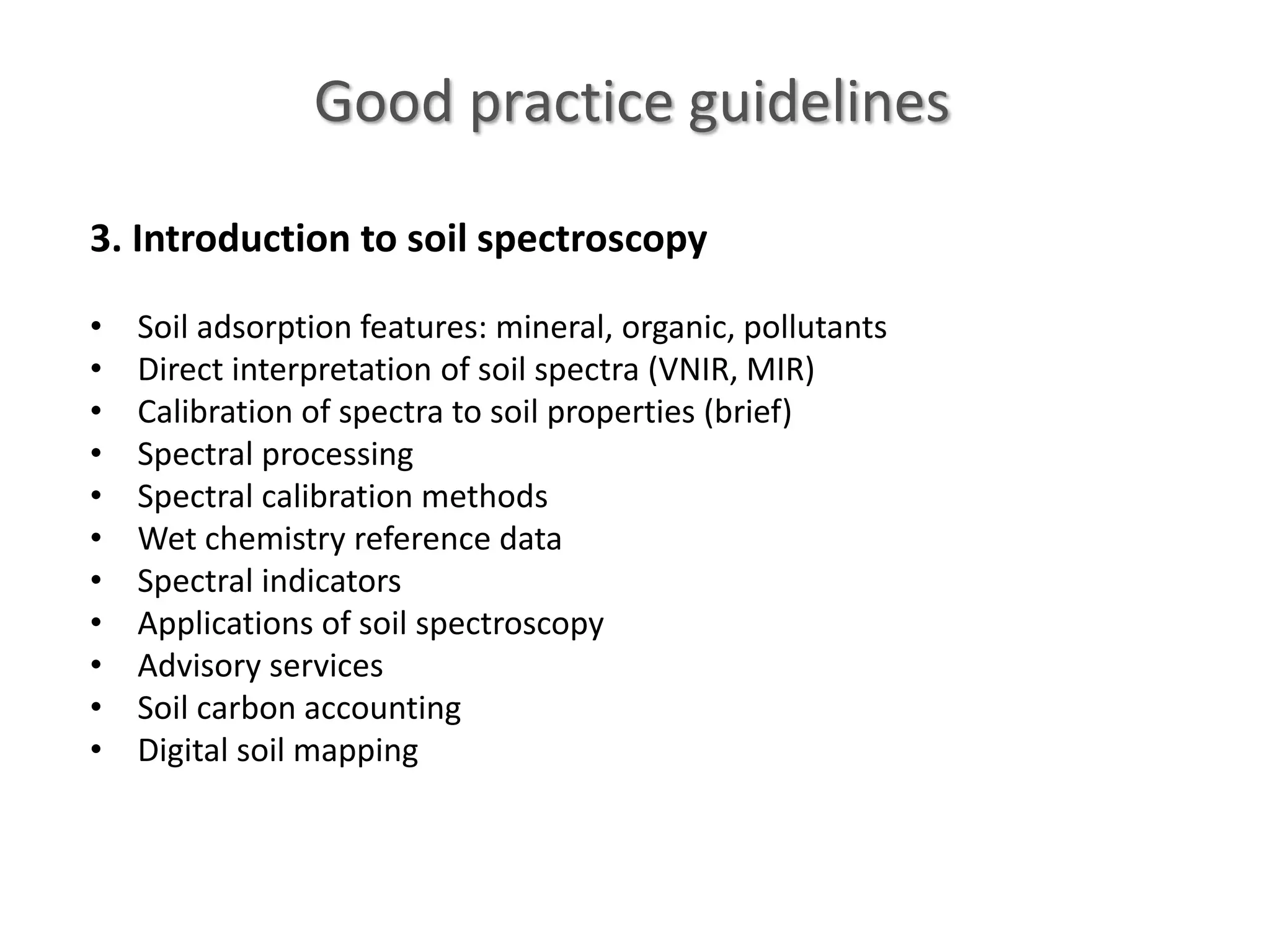 Item 8 Guidelines for spectral measurements | PPTX