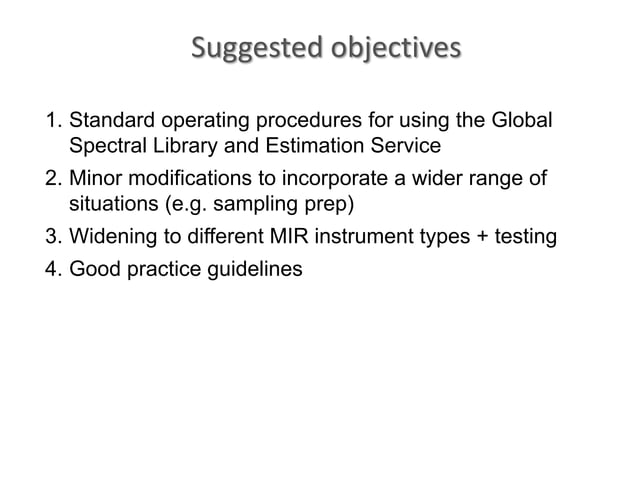 Item 8 Guidelines for spectral measurements | PPTX