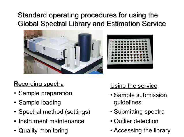 Item 8 Guidelines for spectral measurements | PPTX