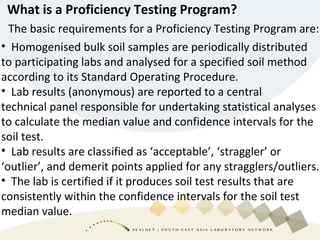 Why are proficiency testing programs useful? | PPT