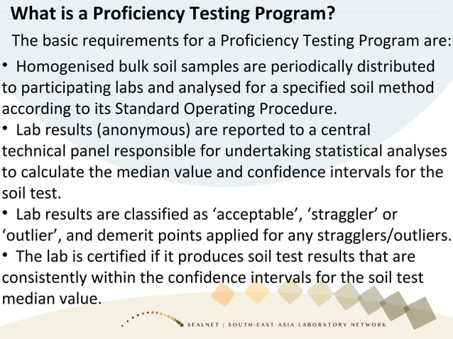 Why are proficiency testing programs useful? | PPT