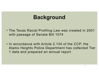 CCM 02.13.17 Item #9 Police Racial Profiling Report | PPT