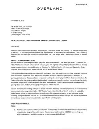 Item # 9 - Overland Agreement | PDF