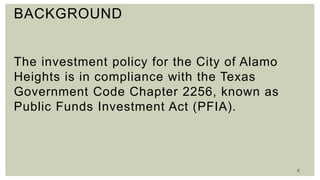 AH CCM 04.24.17 Item #9 ppt investment policy | PPT