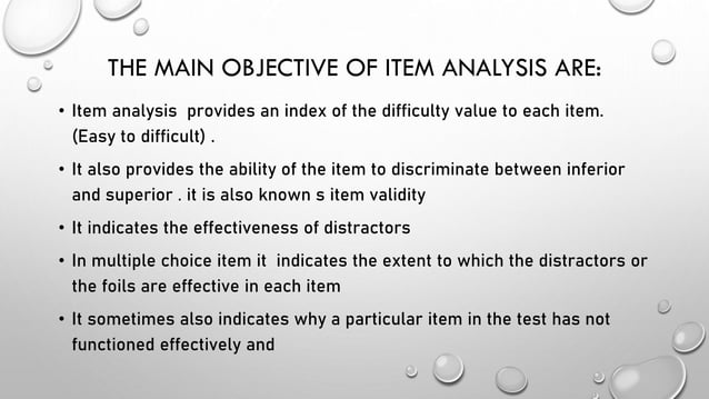 Item Analysis -ppt for psychometrics.pdf